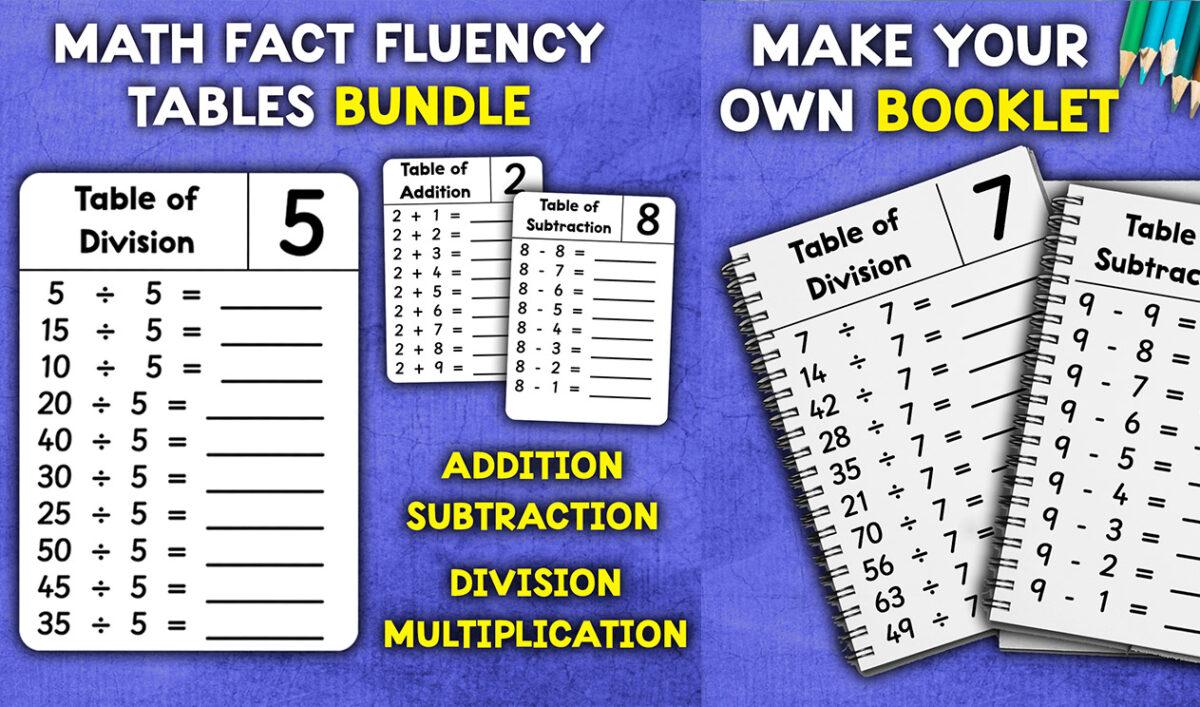 Math Fact Fluency Practite for Kids - Worksheets Planet