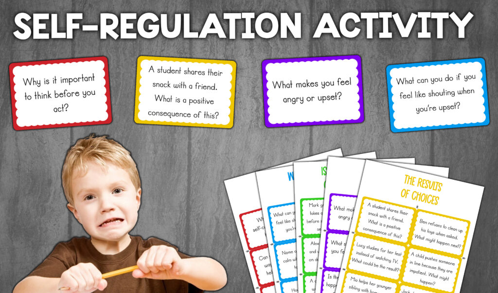 Self-Regulation Self-Control Activity for Kids