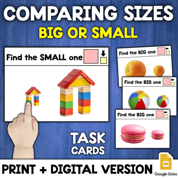 Big and Small Sorting Activity for Special Education