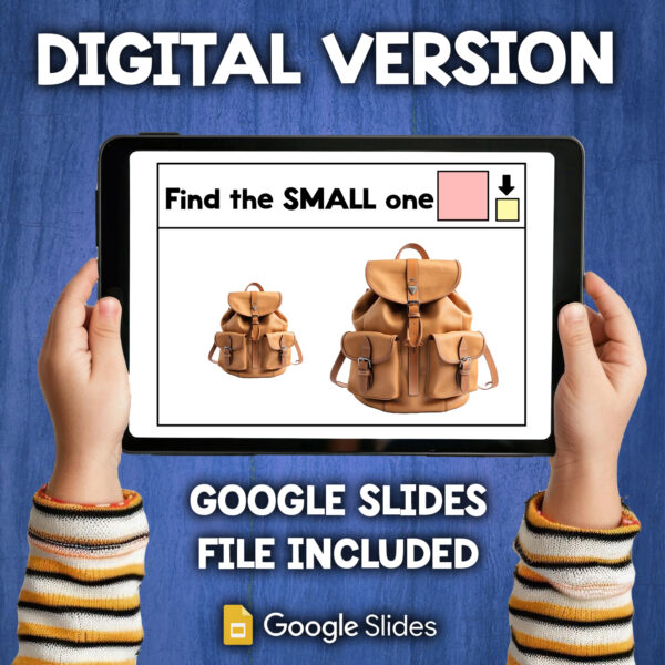 Big and Small Sorting Activity for Kids