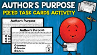 Author's Purpose Activity | PIE'ED Reading Passages + Worksheet