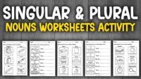 Singular and Plural Nouns Worksheets | 1st & 2nd Grade Activity