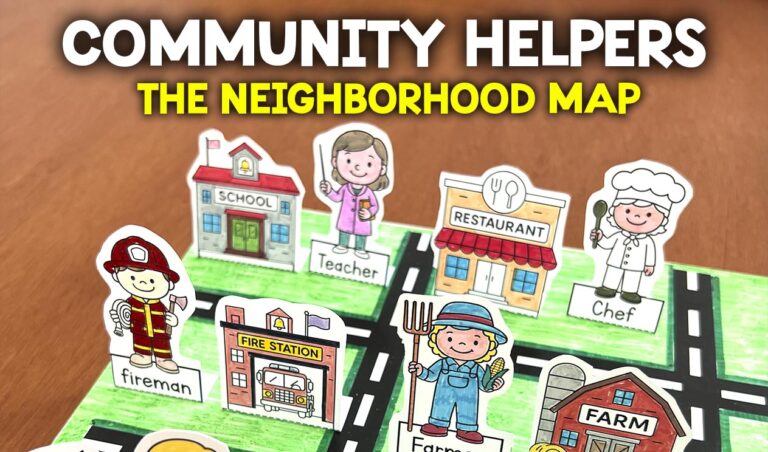 Community Helpers Craft & Sort Activity