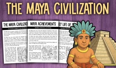 Maya Civilization Reading Passages + Questions Activities